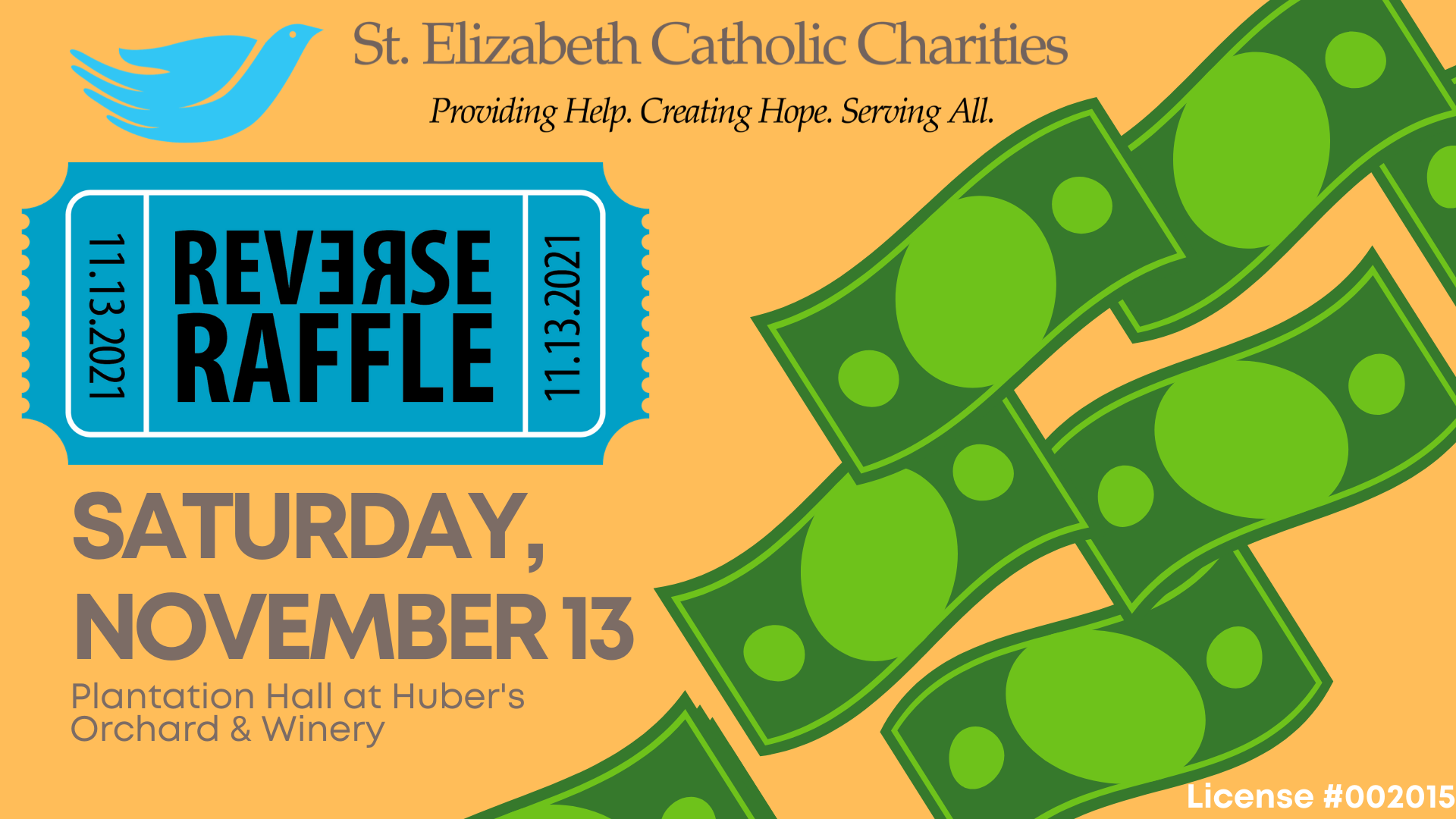 Reverse Raffle – St. Elizabeth Catholic Charities